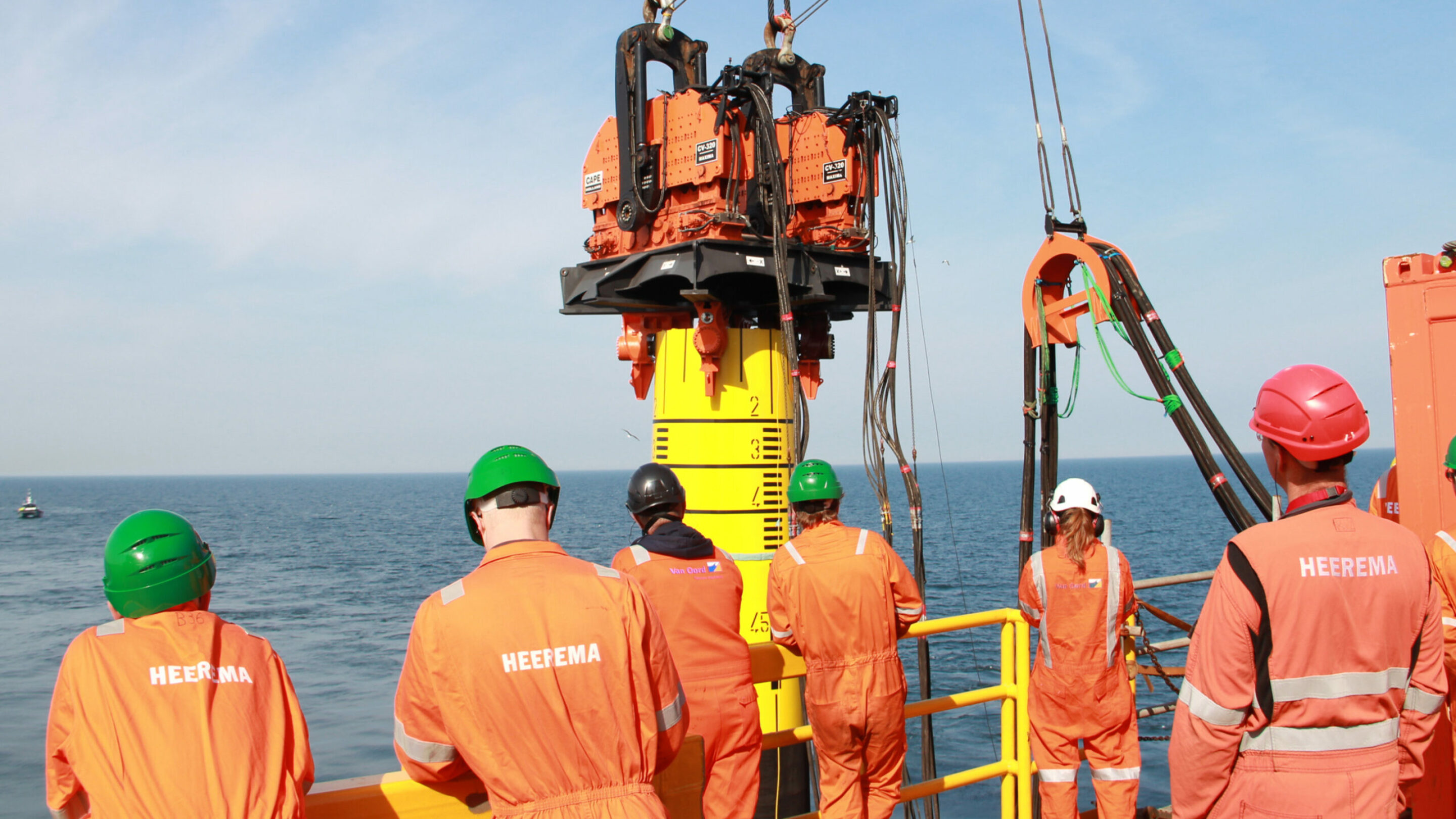 Monopile installation on Amalia OWF - CAPE Holland