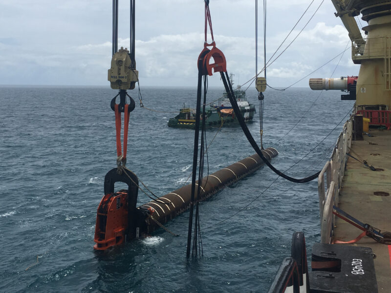 3 pin piles for Soft Yoke Mooring System - CAPE Holland