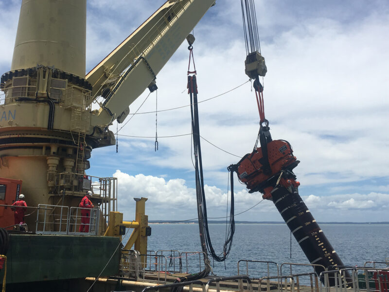 3 pin piles for Soft Yoke Mooring System - CAPE Holland