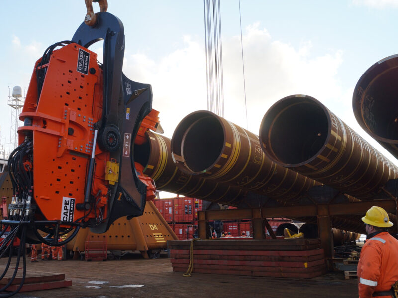 60 jacket piles for Absheron EPS platform - CAPE Holland