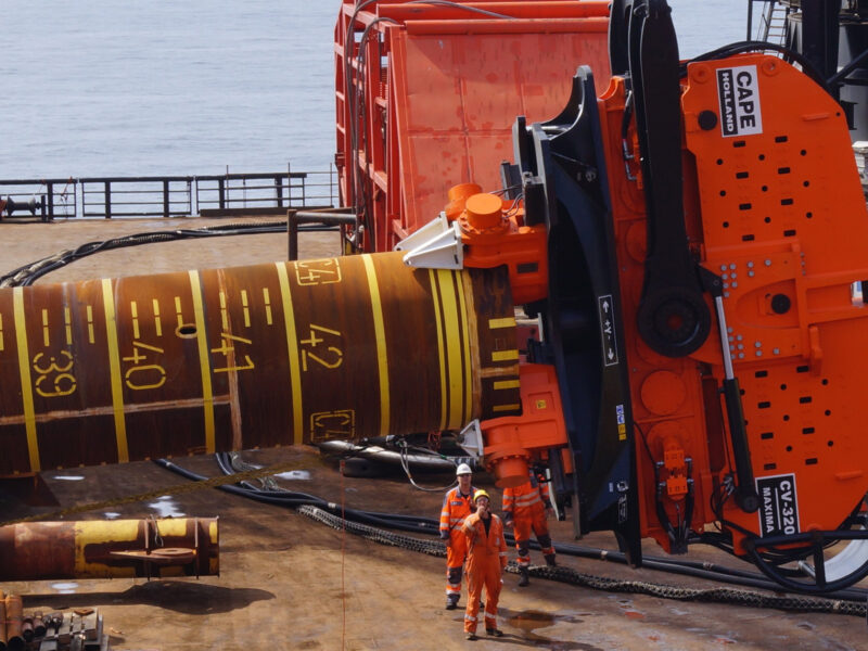 4 pre-piled jacket piles for platform jacket - CAPE Holland