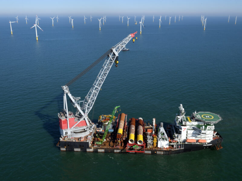 7 flanged monopiles for Kaskasi OWF - CAPE Holland