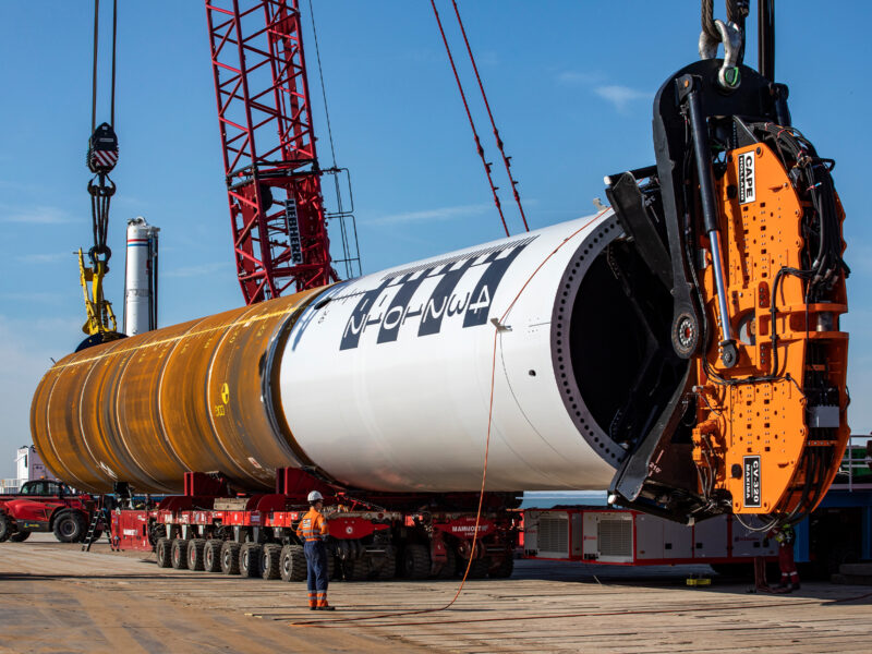 12 Flanged monopiles Windpark Maasvlakte 2 - CAPE Holland
