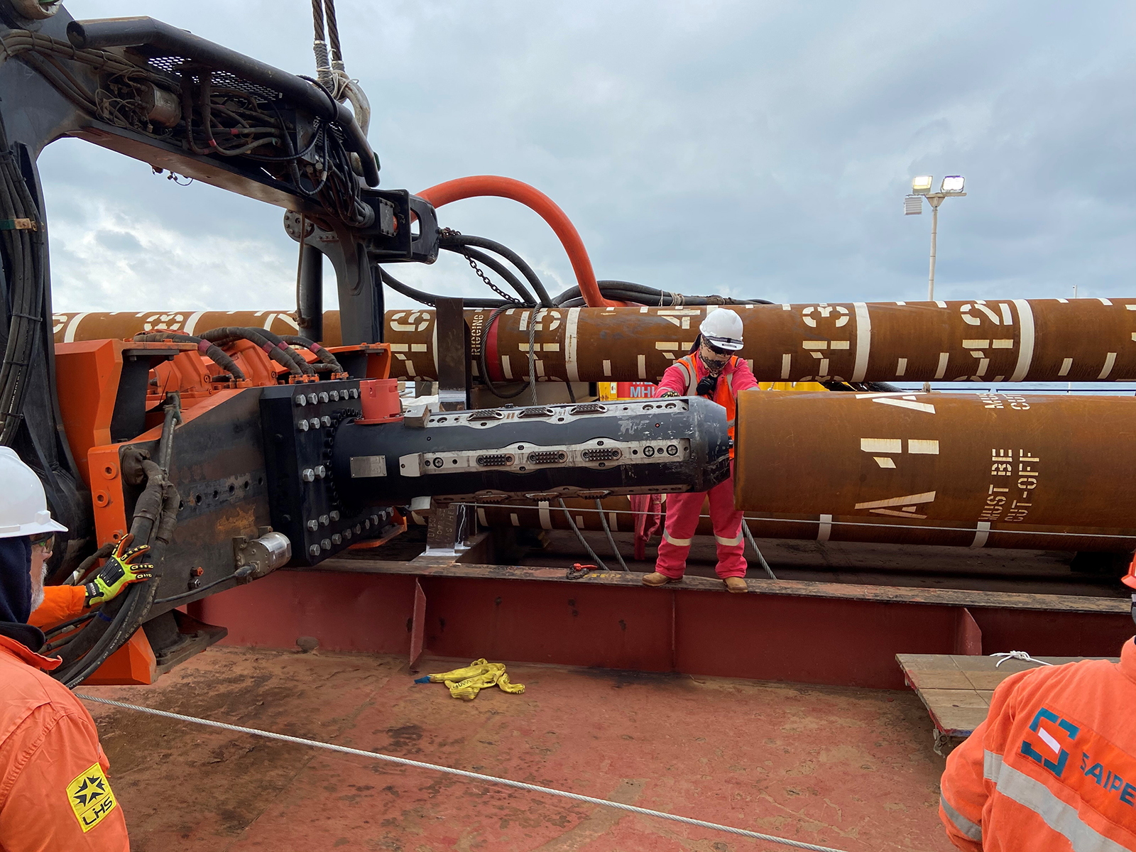 60 jacket piles for Absheron EPS platform - CAPE Holland