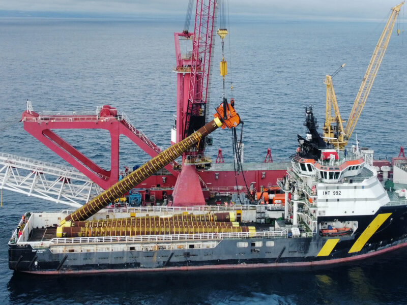 4 pre-piled jacket piles - CAPE Holland