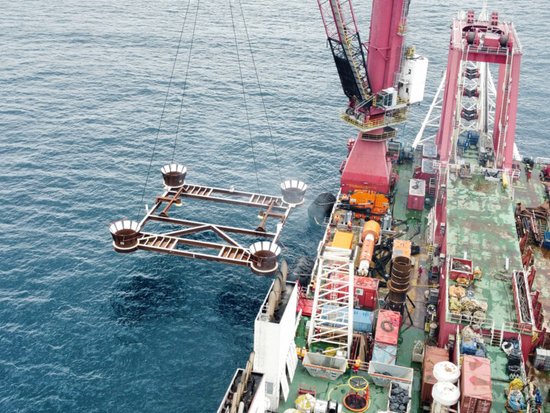 4 pre-piled jacket piles - CAPE Holland