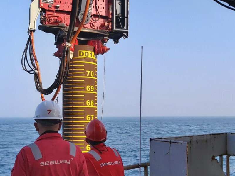 Pile driving challenge: pile run - CAPE Holland